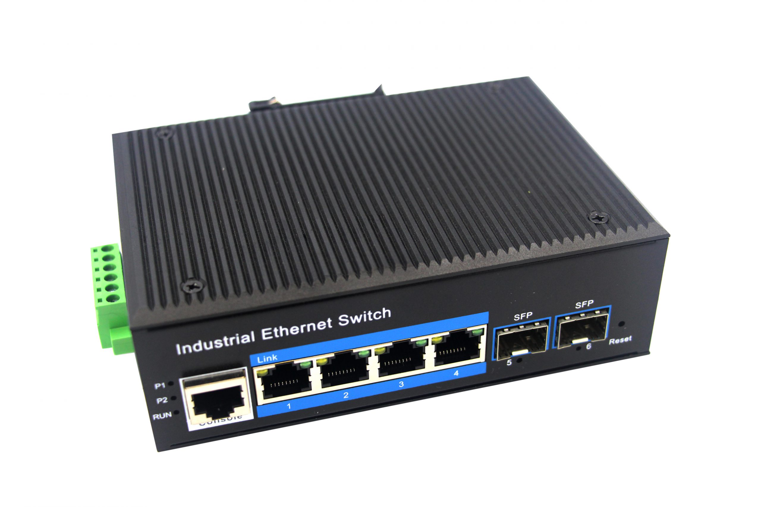 4-port 10/100/1000BASE-TX+2G SFP Managed Industrial Switch - HANSUN Communication Global